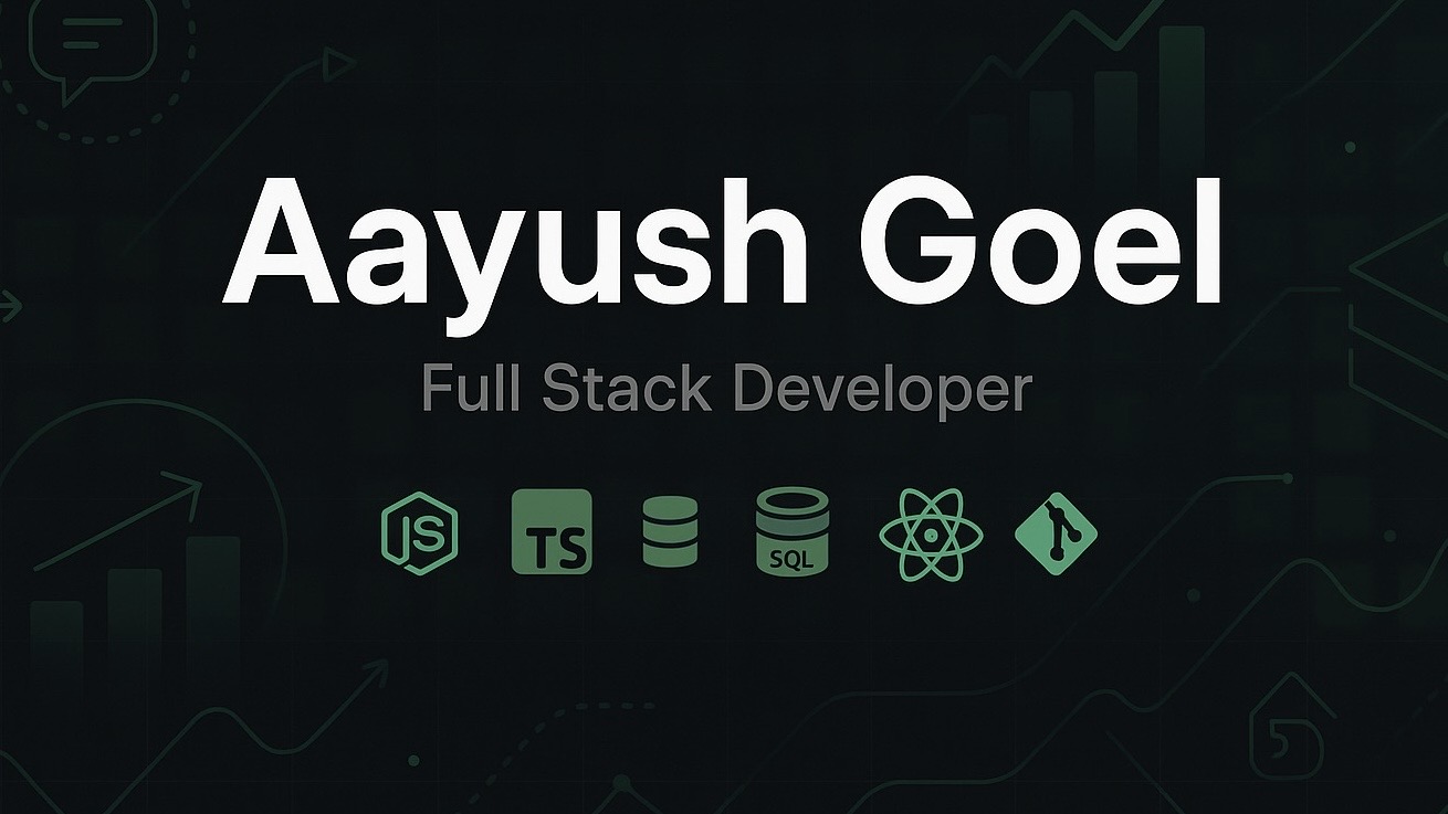 Aayush Goel | Portfolio
